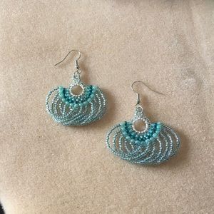 Hand Crafted | Jewelry | Hand Crafted Loopy Beaded Earrings | Poshmark